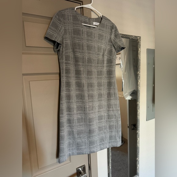 Calvin Klein | Dresses | Calvin Klein Gray Work Dress | Poshmark